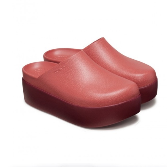 CROCS | Shoes | Crocs Womens Dylan Platform Clogs Strawberry Wine ...